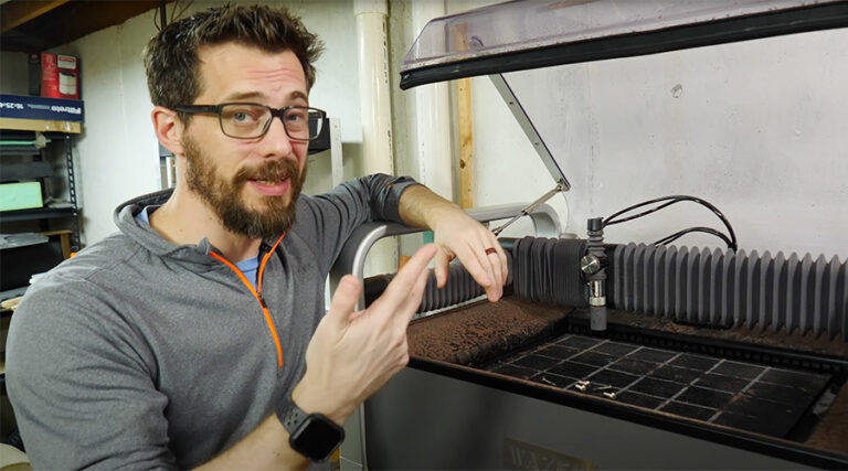 Using a WAZER Desktop Waterjet to cut Aluminum sheet - WAZER