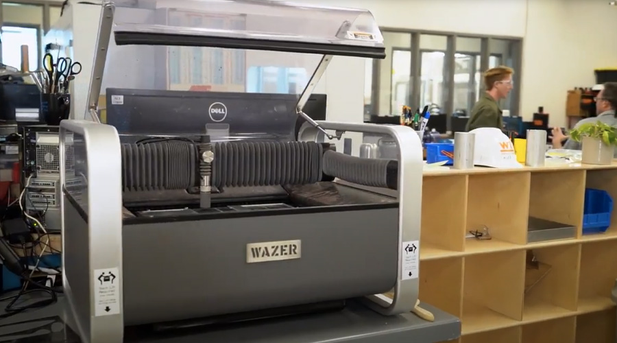 WAZER - The First Desktop Waterjet Cutter | Now Cut Anything