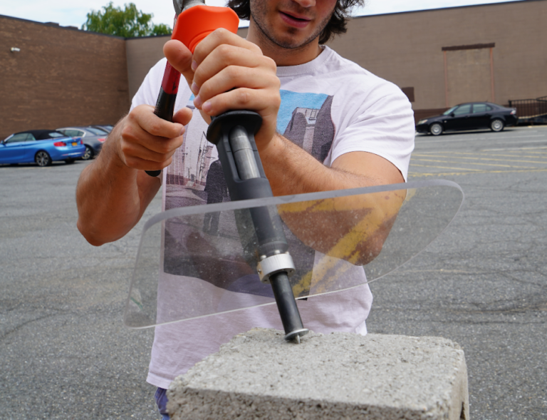 Waterjet Cut Polycarbonate Tool Guard - WAZER