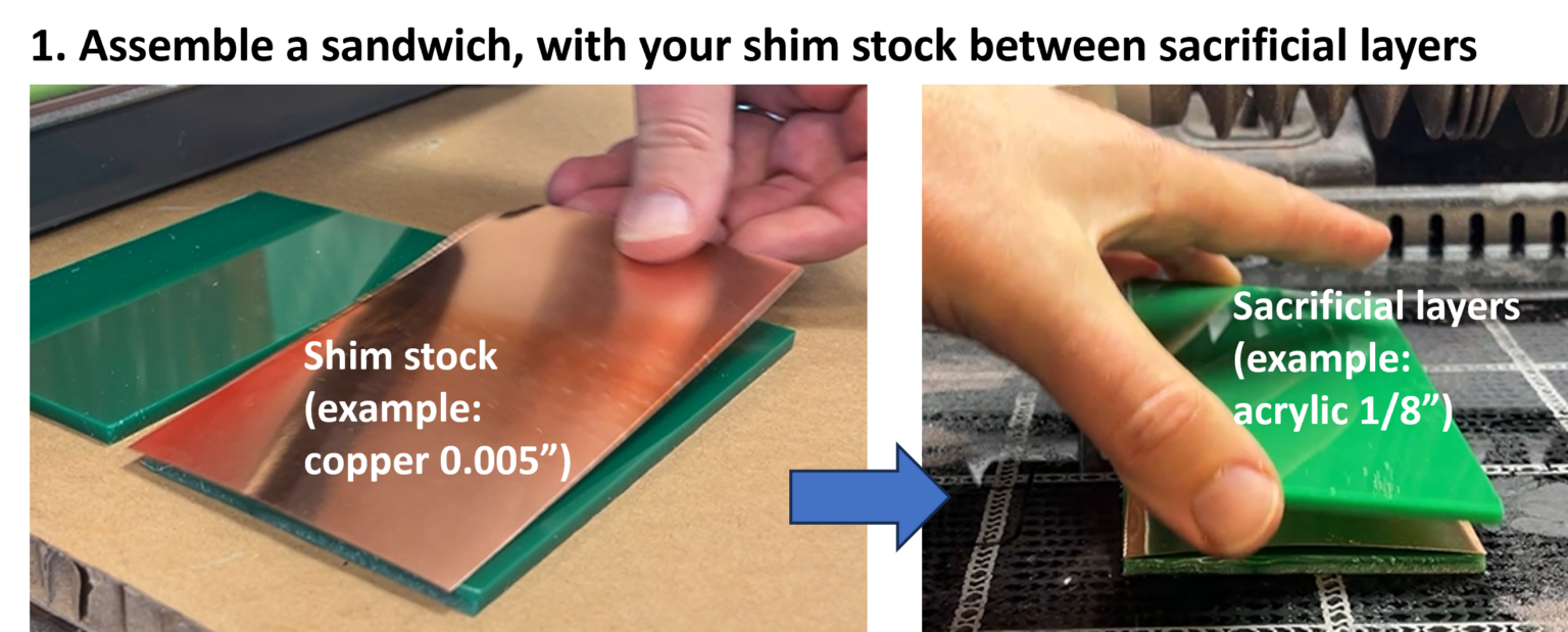 How to cut Thin Shim Stock using a WAZER Waterjet Cutter - WAZER
