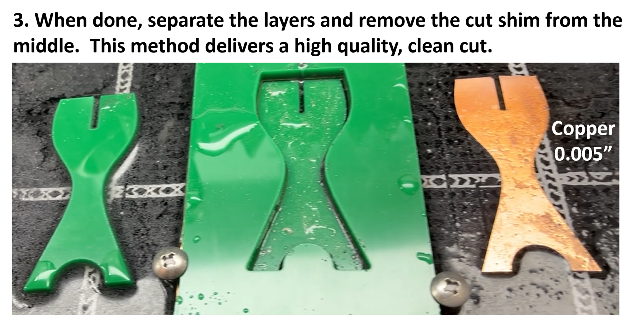 How to cut Thin Shim Stock using a WAZER Waterjet Cutter - WAZER