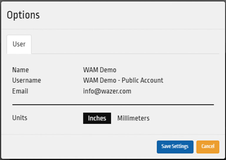 WAM V1.7 Software Update - WAZER